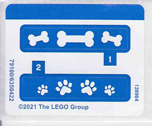LEGO DALMATION & PUPPY 40479 STICKER SHEET ONLY from set New & Genuine ...