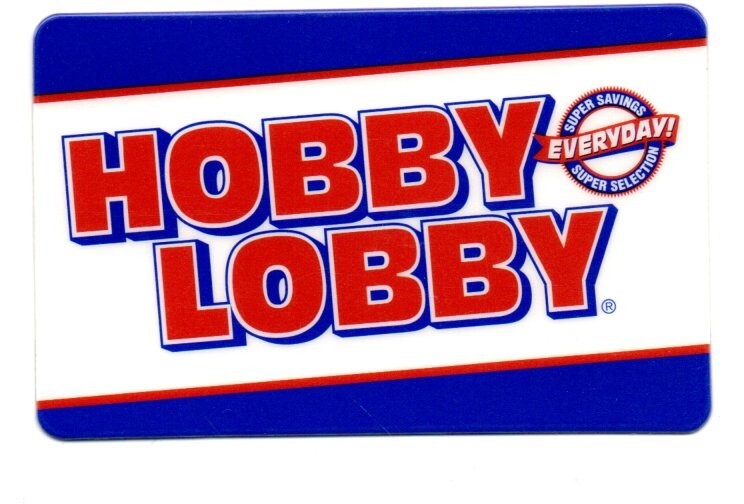 Hobby Lobby Gift Card No $ Value Collectible | eBay