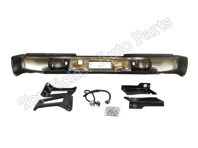 GM1103129 Rear Step Bumper Chrome Styleside For Chevy Silverado 2500 HD ...