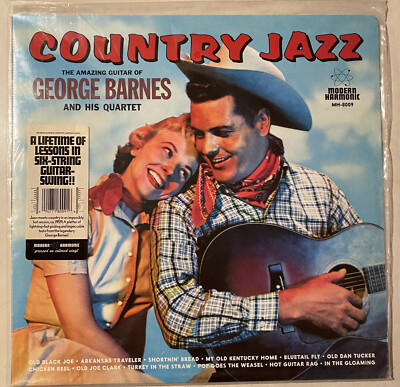 GEORGE BARNES Country Jazz Jack Lesberg Cliff Leeman RED vinyl SEALED ...