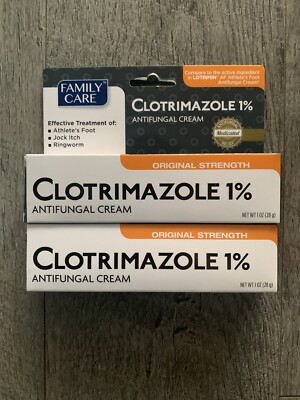 2 PK Family Care CLO Anti Fungal Cream for Athlete’s Foot Jock Itch ...