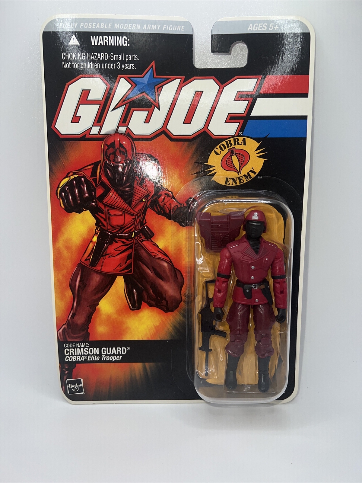 GI JOE 2005 CRIMSON GUARD v7 DTC WAVE 1 ONLINE EXCLUSIVE SEALED ON CARD ...