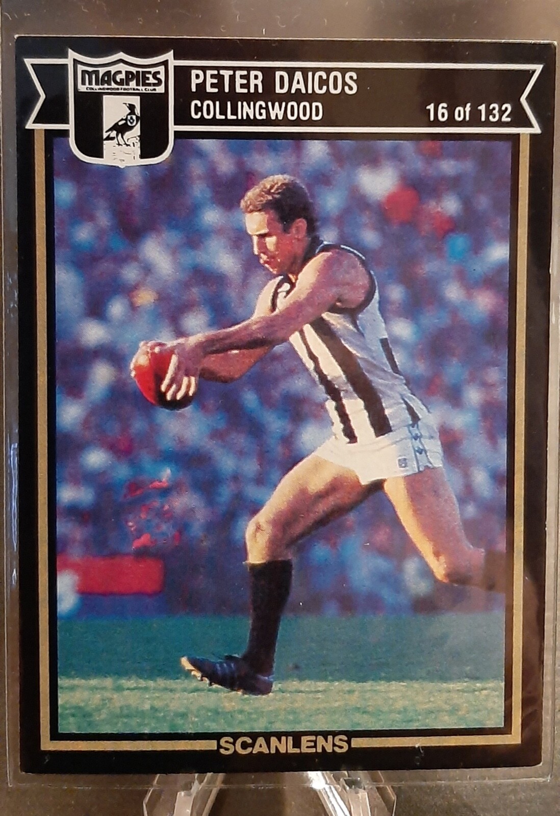 1987 Scanlens – VFL – Peter Daicos #16 – Collingwood | eBay