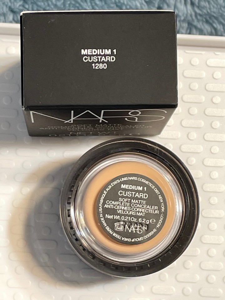NARS Soft Matte Complete Concealer *Medium 1 Custard* Full Sz 0.21oz ...