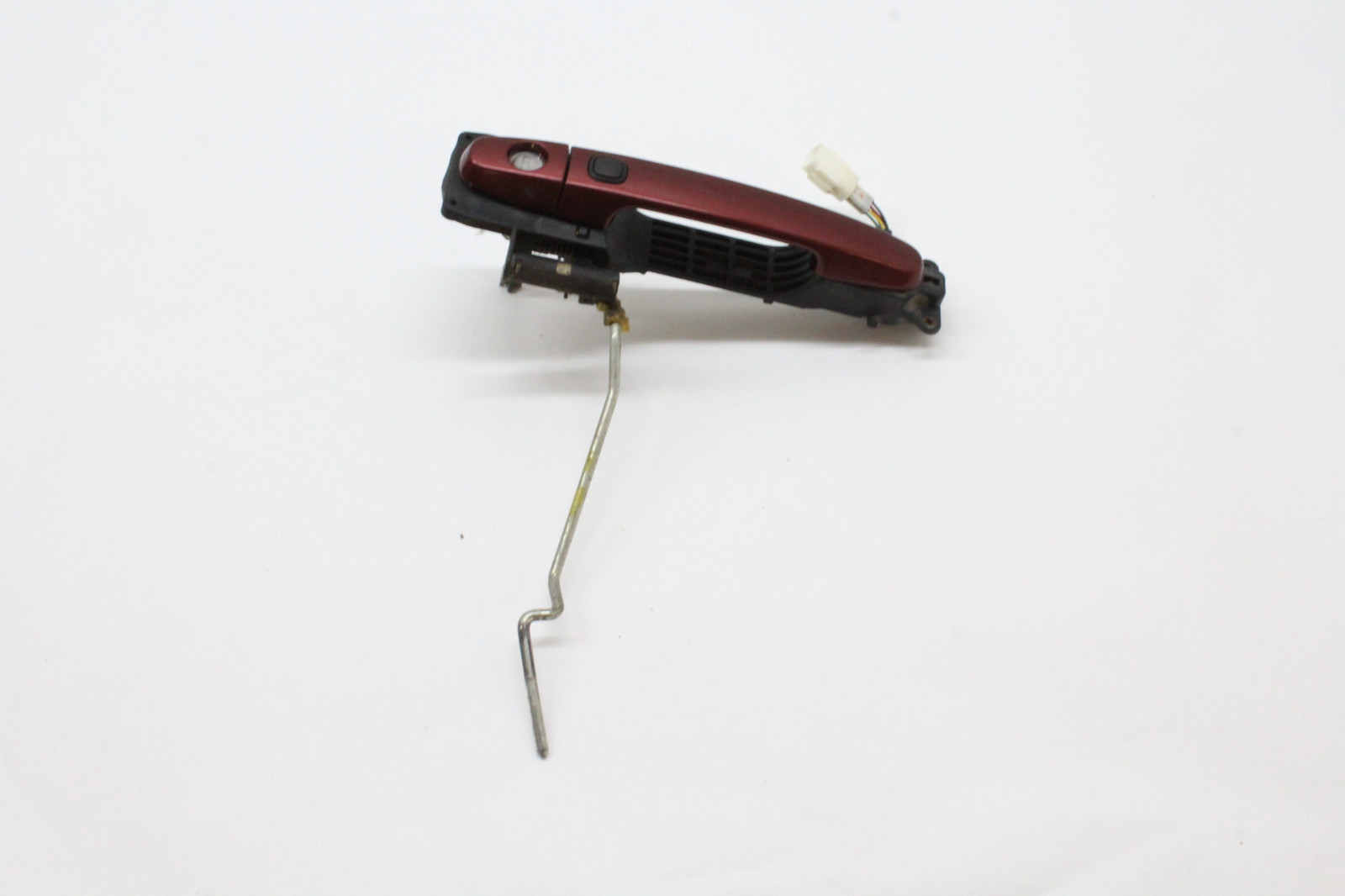 2004 TOYOTA PRIUS FRONT LEFT DOOR HANDLE RED 3Q3 OEM 04 05 06 07 08 09 ...