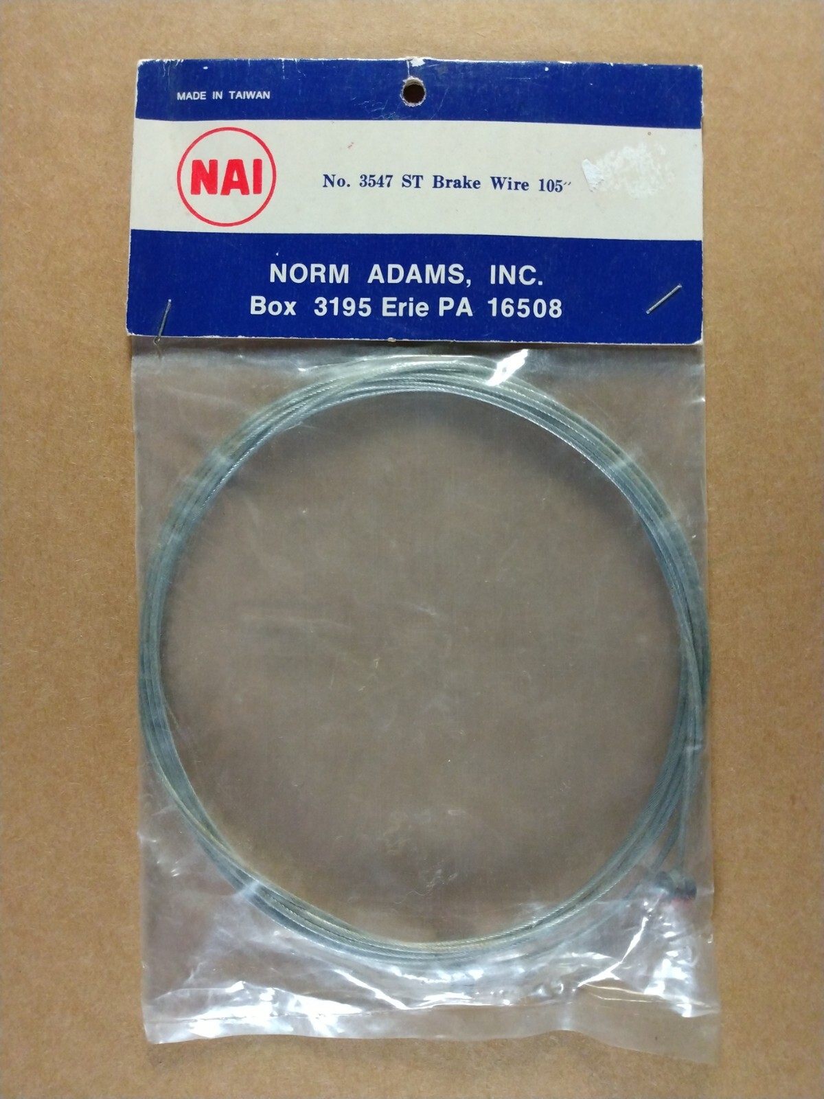 NAI Norm Adams Bike Bicycle 105 inch ST Brake Wire Cable vintage NOS | eBay