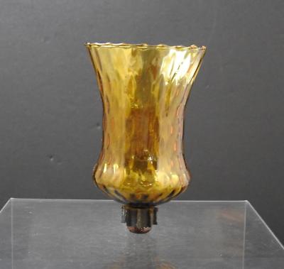 Vintage Medium Amber Tudor Style Home Interiors Peg Votive Candle ...