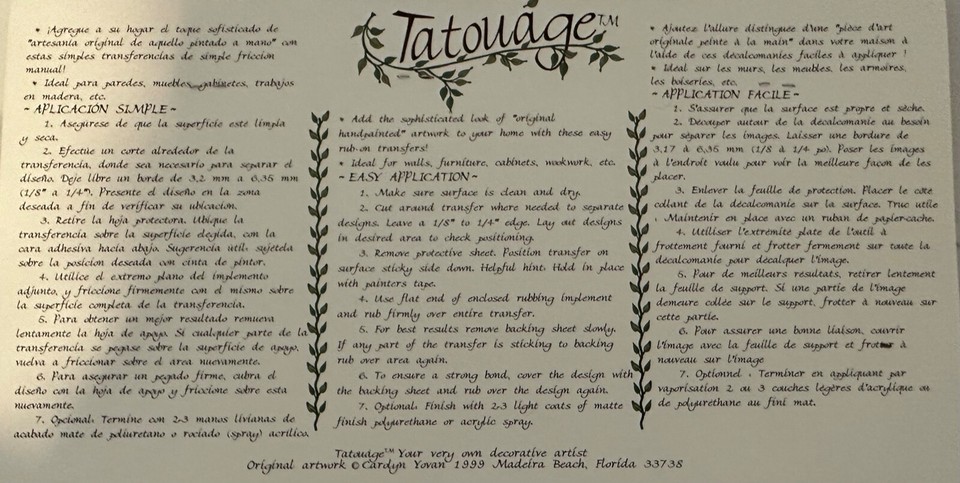 Tatouage Transfer Mural Carolyn Yovan Bread Wine Cheese Fruit | eBay