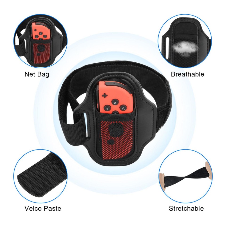 1 Pair Leg Strap For Nintendo Switch OLED Joy-Con Elastic Band Sport ...