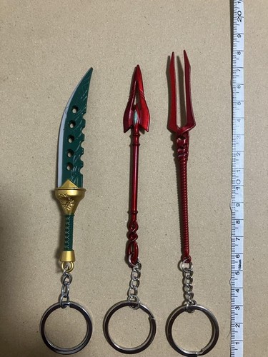 Neon Genesis Evangelion Longinus Spear Cassius Keychains Set 3 Used | eBay