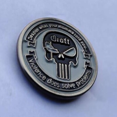 Chris Kyle Craft International Memorial Lapel Violence Does Solve Problems Pin | eBay