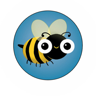 BUMBLE BEE pin button badge insect honey cute wings emo | eBay