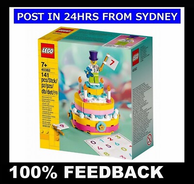 LEGO 40382 ~ BIRTHDAY CAKE ~ PARTY SET ~ NEW IN BOX | eBay