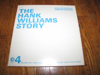 HANK WILLIAMS - THE HANK WILLIAMS STORY LIMITED EDITION 4 LP MGM BOX ...