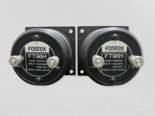 FOSTEX FT96H Pair Alnico Horn Super Tweeter - Used Speaker Driver Unit ...