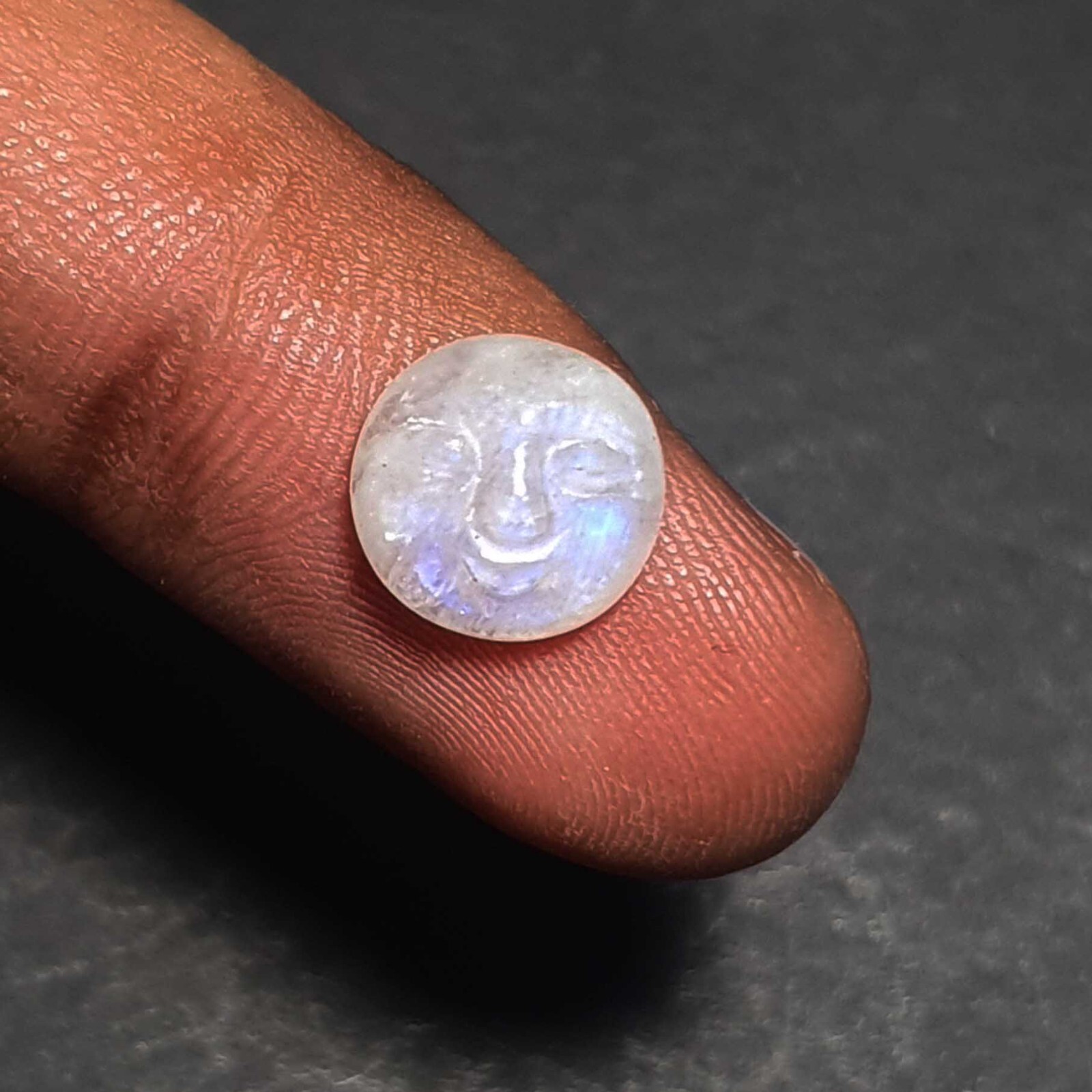 3.70 CT Naturel Pierre Main Sculpté Visage Desseré Pierre Précieuse | eBay