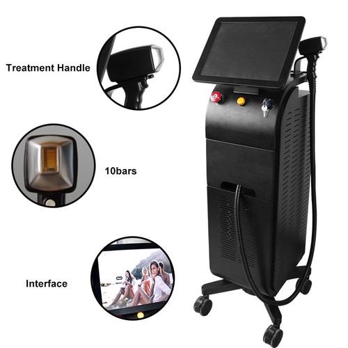 Ice Titanium 755 808 1064nm 1200W 1800W nonpain diode laser hair ...