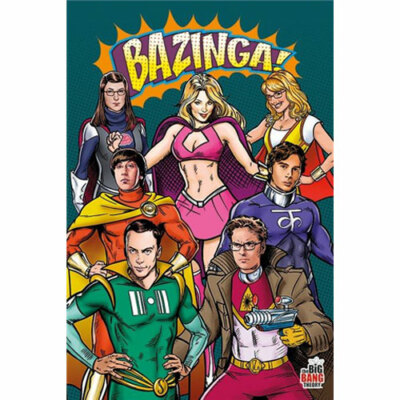 Big Bang Theory - Superheroes - POSTER 61x91cm NEW Sheldon Penny ...