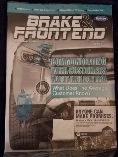 SEALED! Babcox Aug 2018: Brake and Front End Mag PLUS Tech Shop! You ...