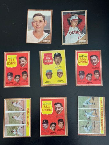 1962 Topps Baseball 8 Carl Lot w/League Leaders & Colavito | eBay