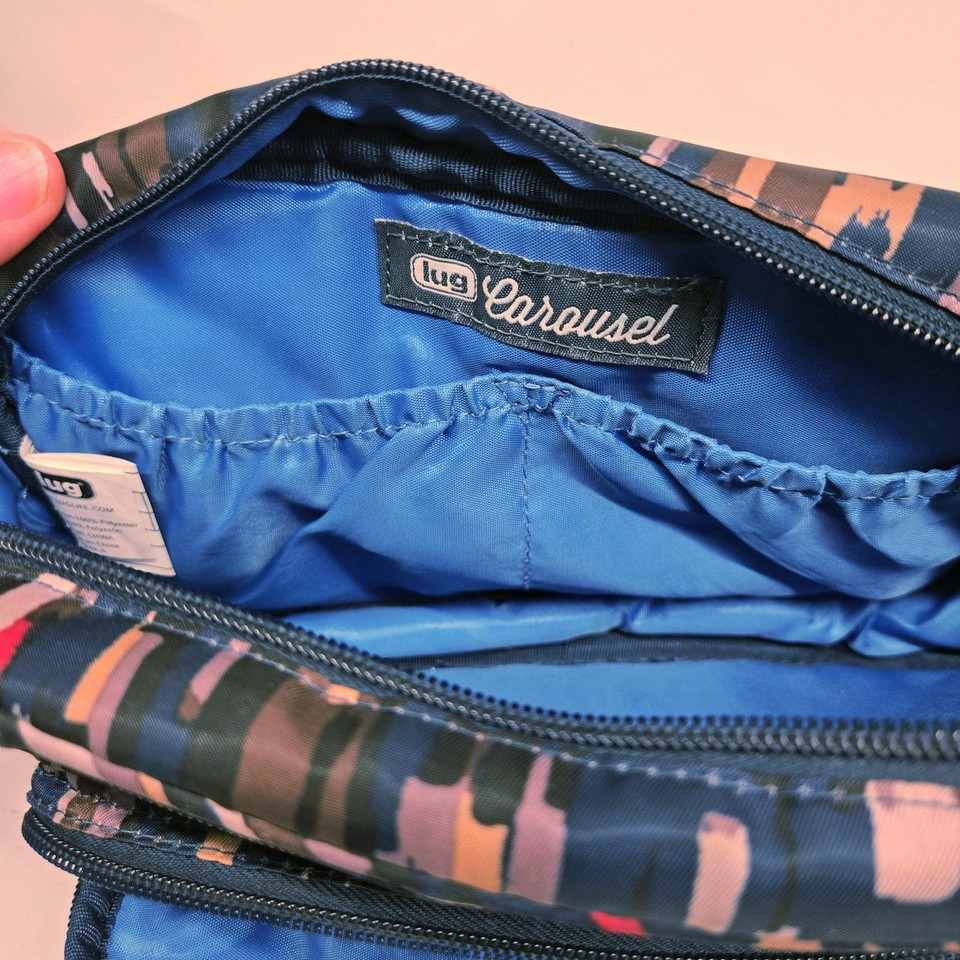 LUG Carousel Quilted Multi-Color Convertible Crossbody and Belt Bag | eBay