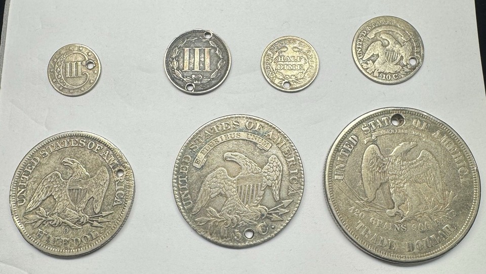 U.S. Type Coins With Holes | eBay