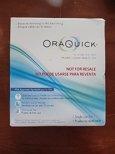 ORAQUICK IN-HOME HIV TEST - New - Sealed Box - Genuine 608337103403 | eBay