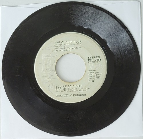 The Choice Four...."You're So Right For Me & Ready, Willing and Able ...