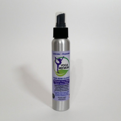 Yoga Refresh Gear Cleaner Spray Mind & Mat 4 oz Calming Lavender ...