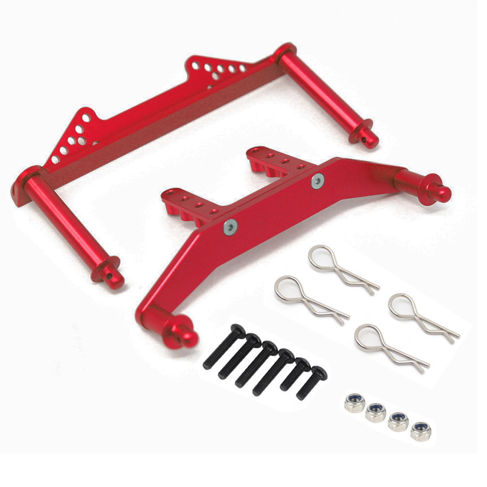 Alloy Front & Rear Body Posts & Mounts Replacement For Traxxas 1/10 ...