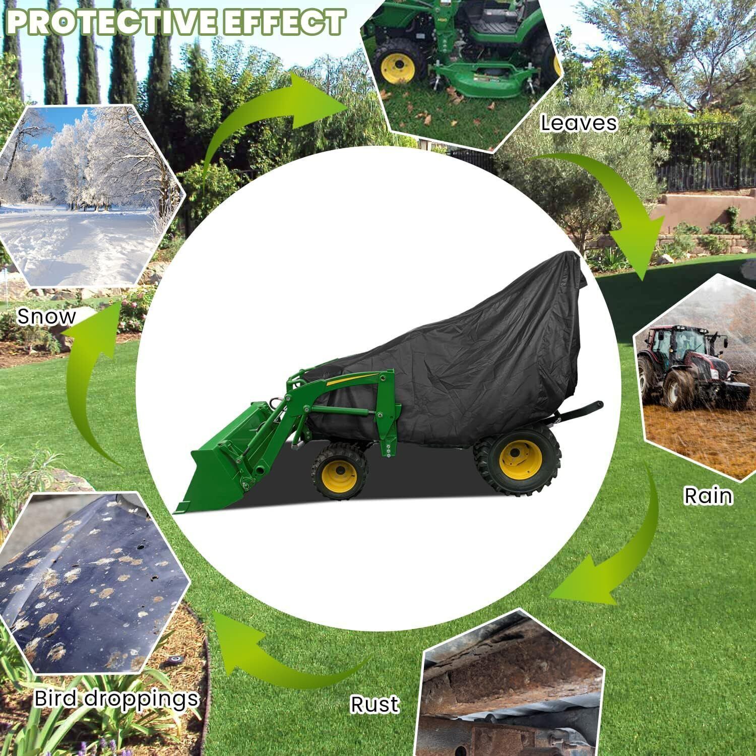 LP95637 Waterproof Tractors Cover for John Deere Compact Utility ...