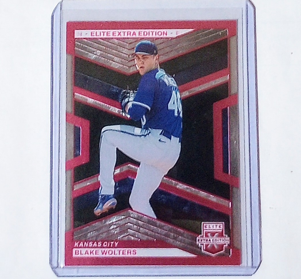 BLAKE WOLTERS 2023 Elite Extra Edition PINK Rookie Parallel ROYALS | eBay
