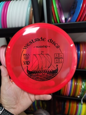 Westside Discs Red 177g VIP Warship Disc Golf Midrange | eBay