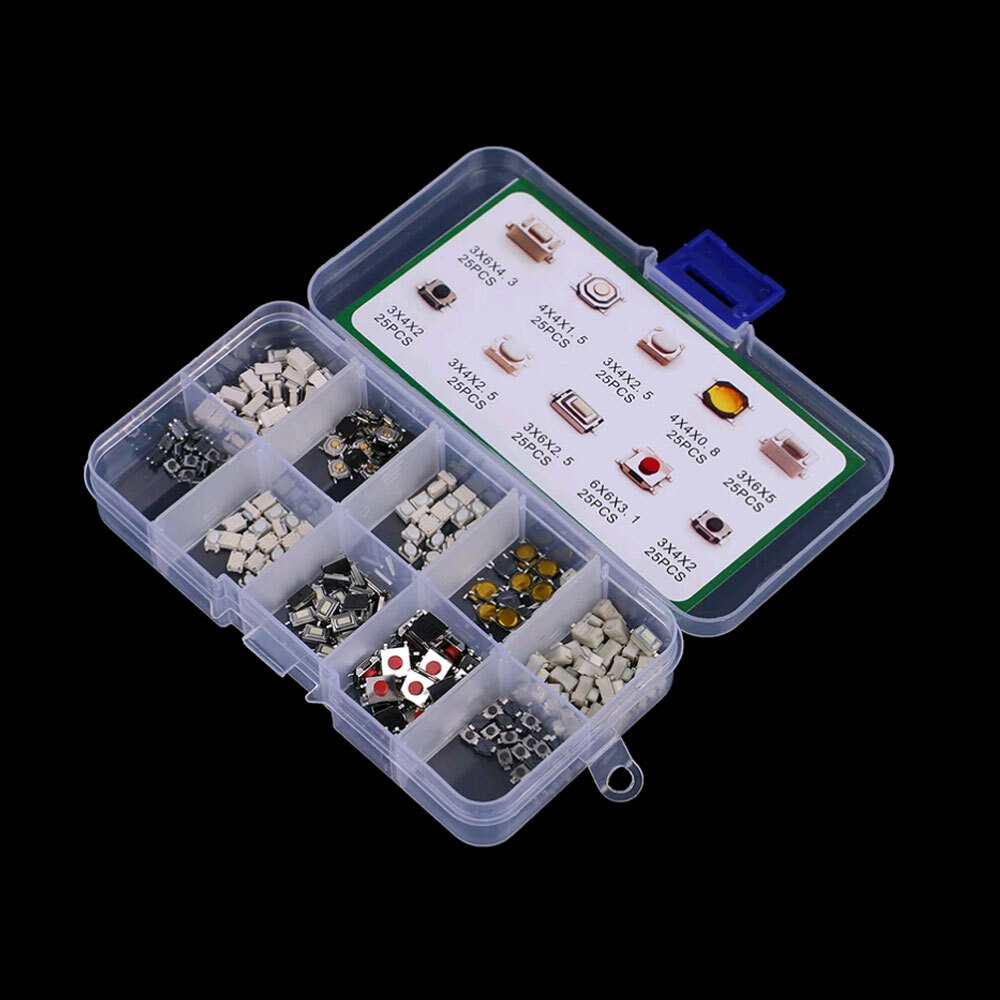 250pcs Car Micro Switches for Mini Remote Key Fob Push Button Repair ...