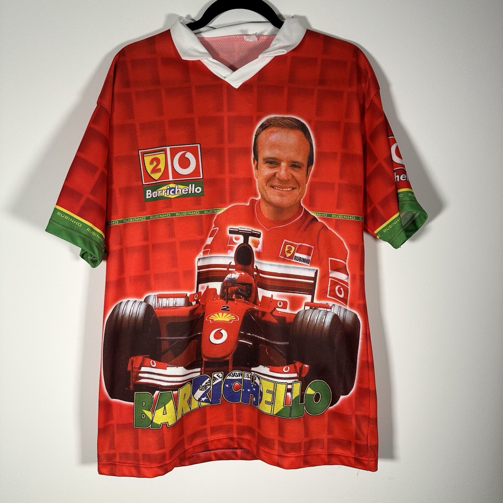 Vintage Ferrari F1 Barrichello Jersey Shirt Formula O… - Gem