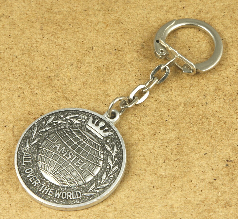 Amstel Beer Royal Honored Vintage Keychain Keyring | eBay