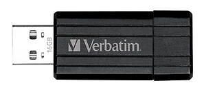 Verbatim Store n Go Pinstripe USB Drive 16GB Black EasyLock Password ...