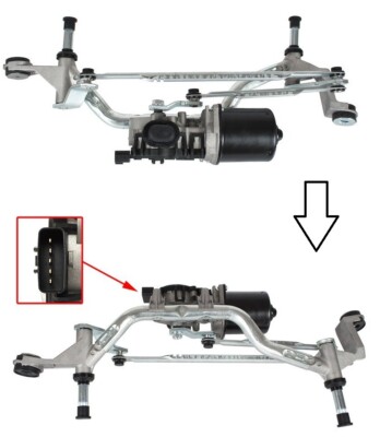 MECANISME D'ESSUIE GLACE + MOTEUR Renault Clio IV 2012- 288008961R- | eBay
