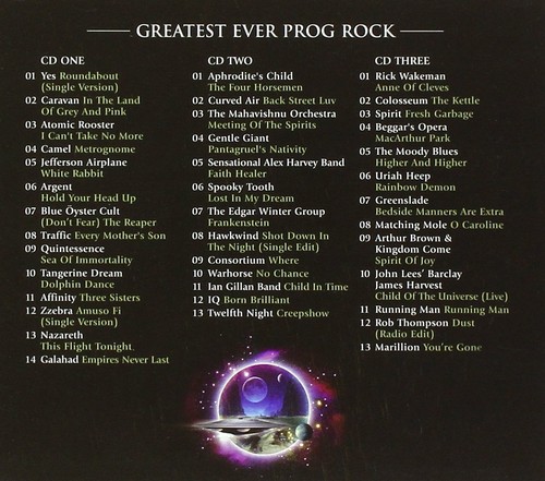 Greatest Ever Prog Rock Definitive Collection (Union Square) 3xCD box ...