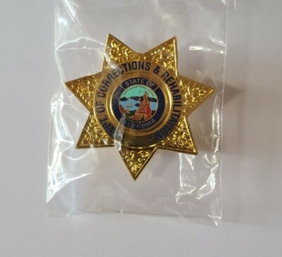 California Department Of Corrections & Rehabilitation LAPEL PIN Badge 2 ...