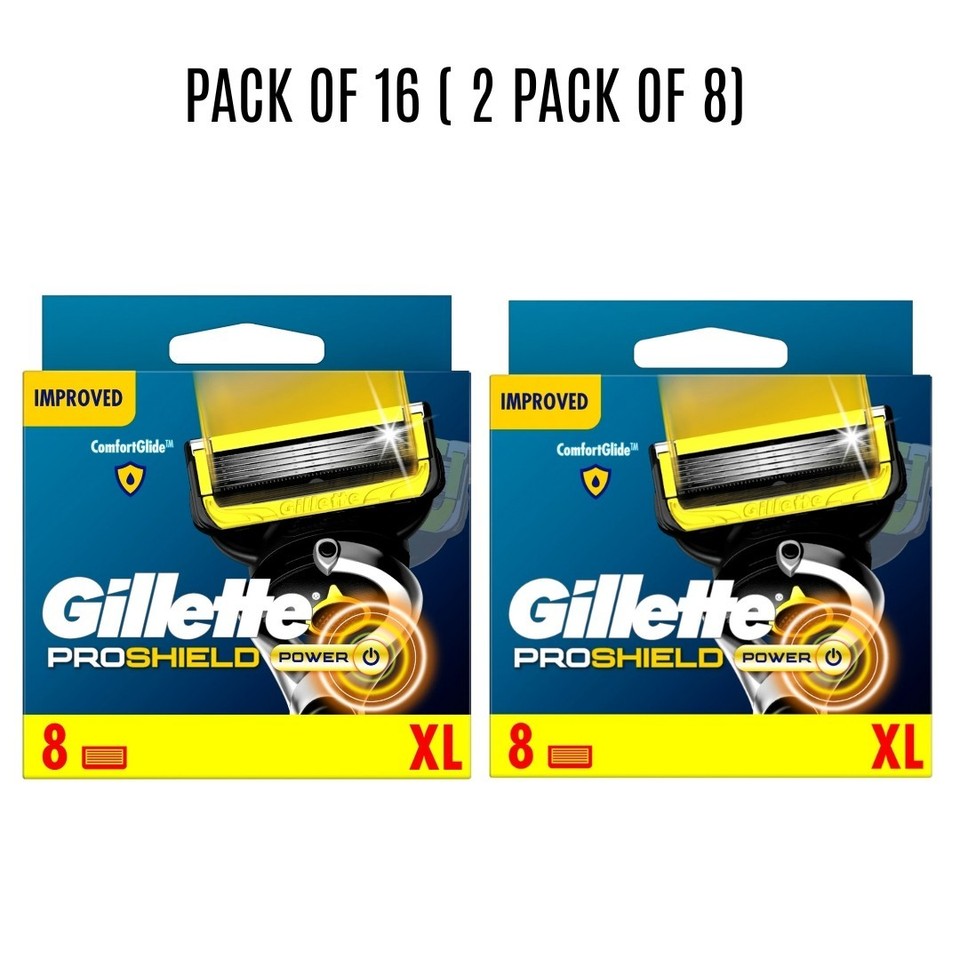 Gillette ProShield Power Razor Blade Refills – Multi-Pack ( 4 to 32 ...