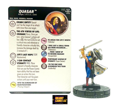 Marvel Heroclix Quasar #050 w/ Card Avengers Infinity Set | eBay