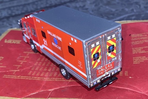 Kitbash 1/64 Code3 Greenligh Sutphen Heavy Rescue Dallas Fire Department 1 Of 1 | eBay