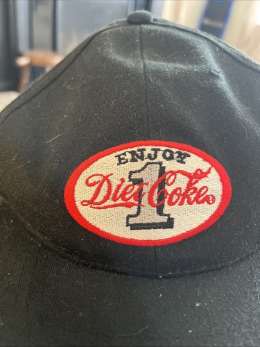 Diet Coke Hat Adult Black/Red Cap Coca Cola Company Strapback ...