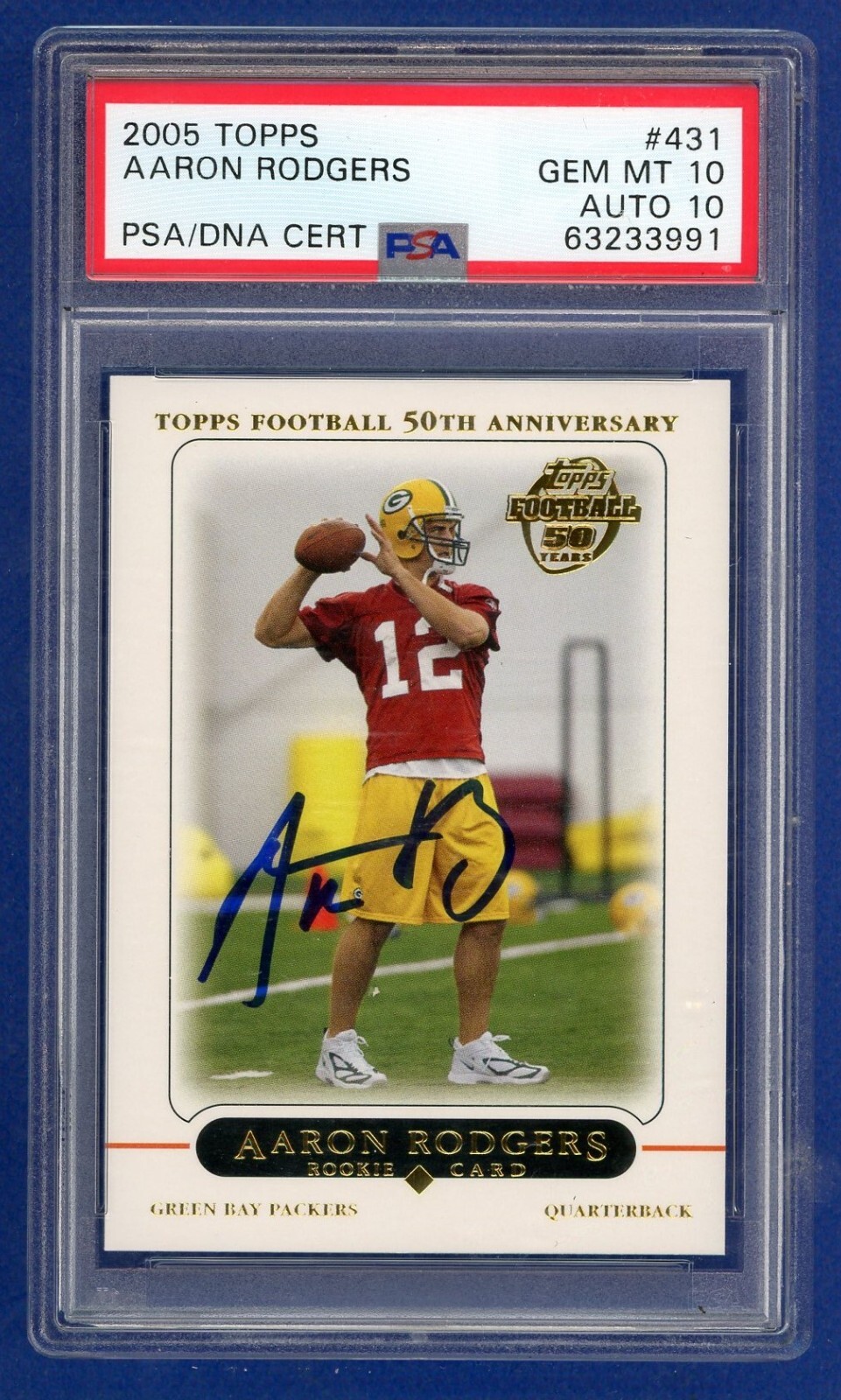 Aaron Rodgers | Autographed Football Memorabilia & NFL Merchandise
