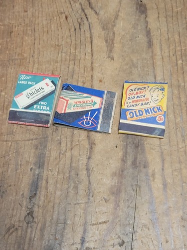 Vintage Old Nick candy bar Wrigley's Chiclets gum advertisement ...