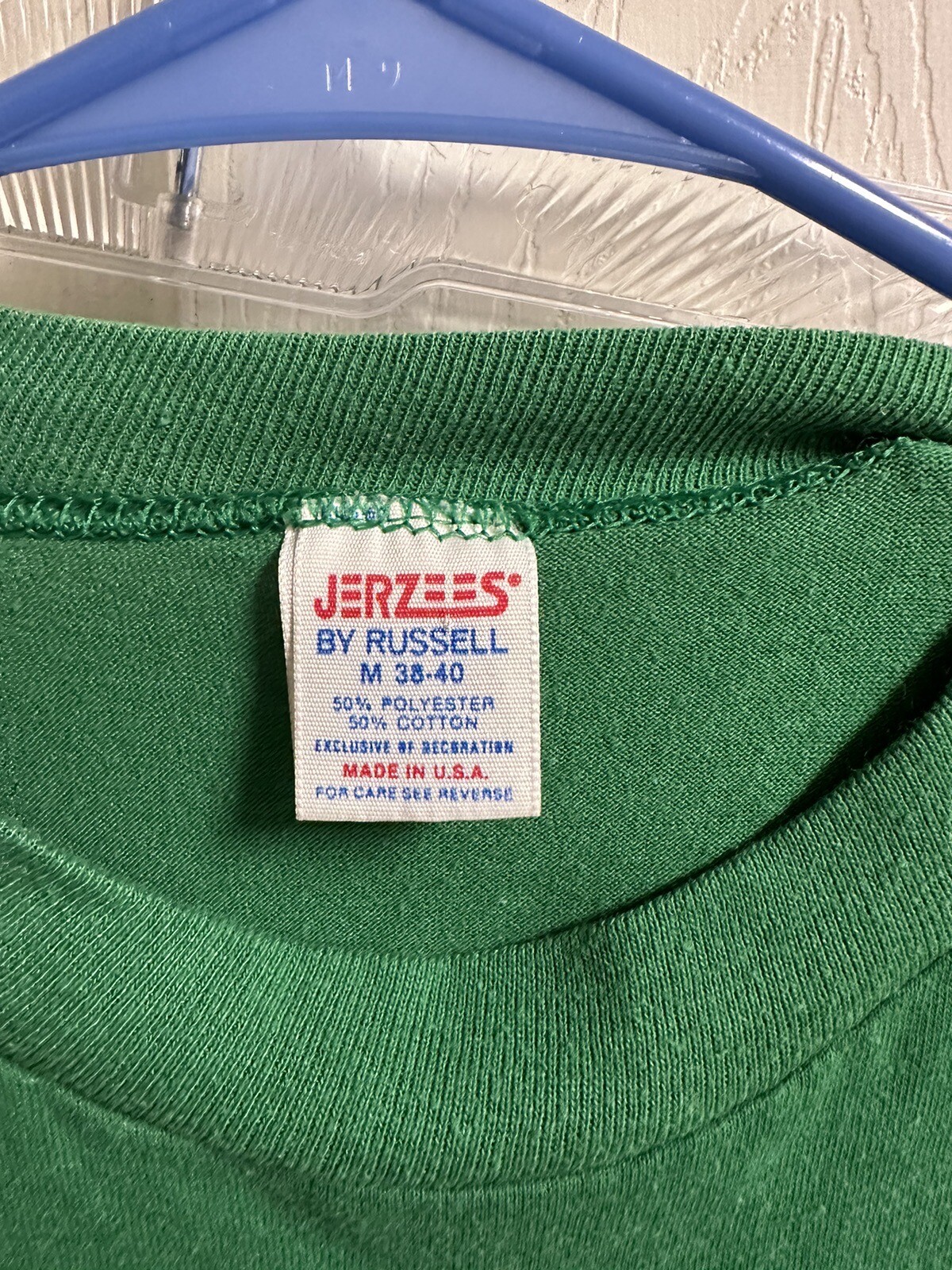 VTG 80s Jerzees Russell Med T Shirt Joy Christmas Fam Single Stitch USA Green | eBay