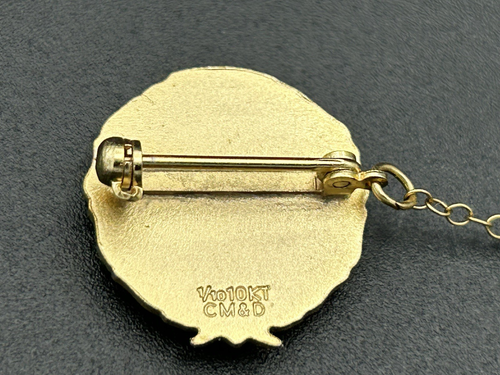 Vintage 1/10 10K Gold American Legion Auxiliary Past President Lapel ...