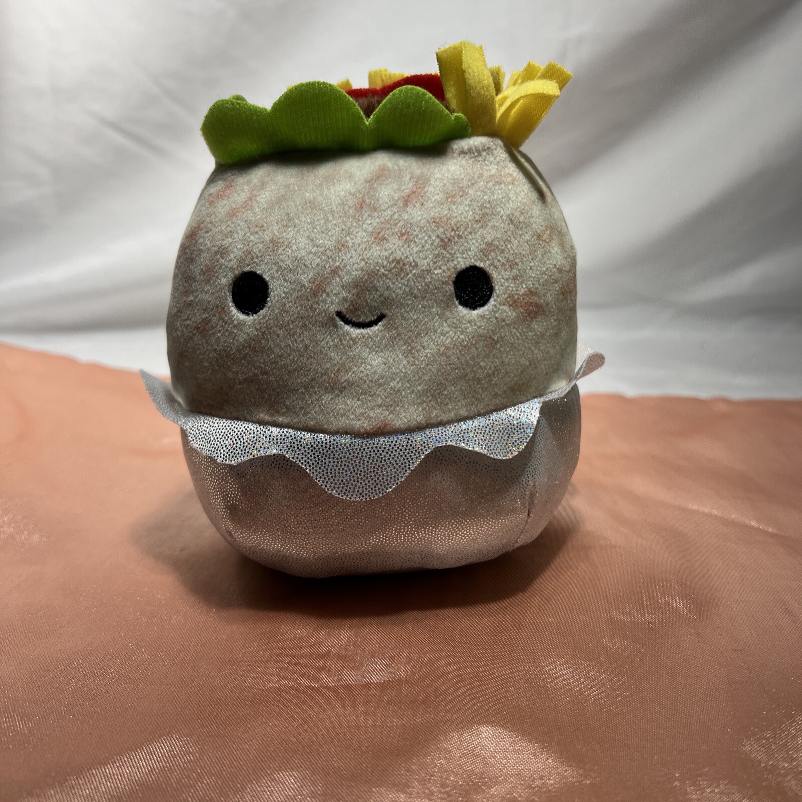 RARE Squishmallow 5” Bernardo Burrito Plush Stuffed Animal Kellytoy ...