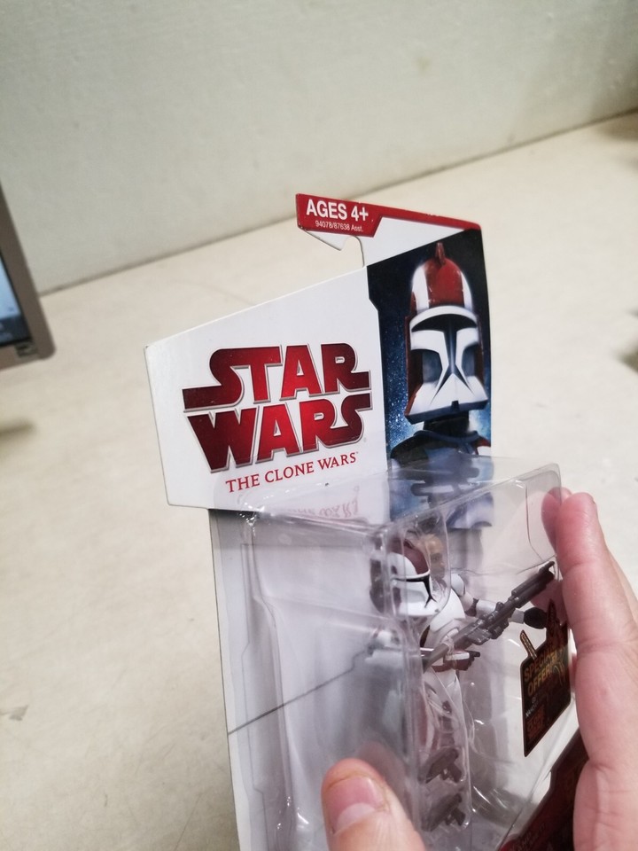 Hasbro Star Wars The Clone Wars Clone Commander Stone CW44 Action ...